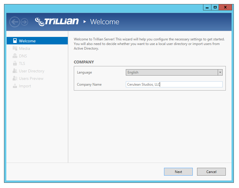 Trillian Server - Getting Started Guide
